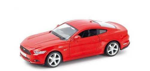 Машинка металлическая Uni-Fortune RMZ City 1:32 Ford Mustang 2015 инерционная, (красный), 12,7х5,08х3,75 см 554029-RD