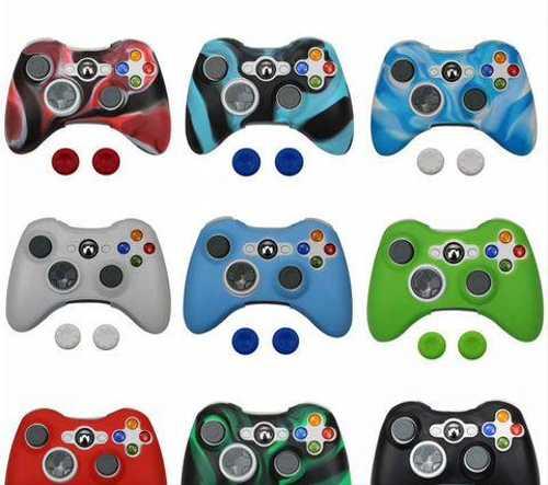 Чехлы на геймпад xbox 360 (много цветов)
