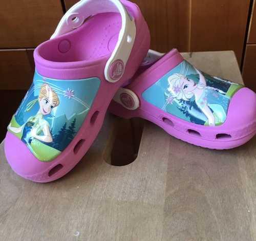 Crocs для девочки с8-9