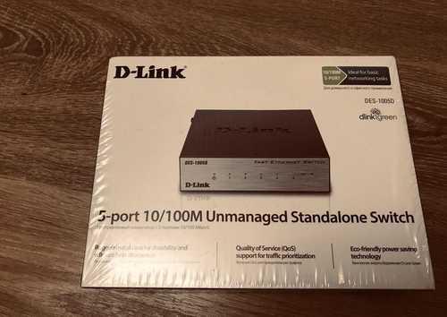 Коммутатор D-link DES-1005D/O2B