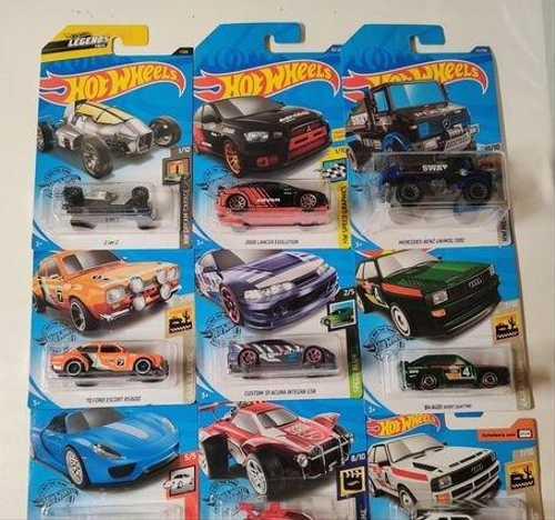 Модели Hot Wheels Audi, Ford, Mitsubishi