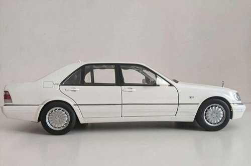 Mercedes Benz W140 S600 1/18 White