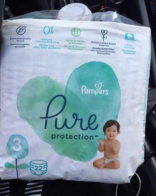 Подгузники Pampers Pure