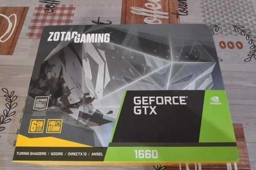 Видеокарта Zotac Gaming GTX 1660 twin FAN 6gb