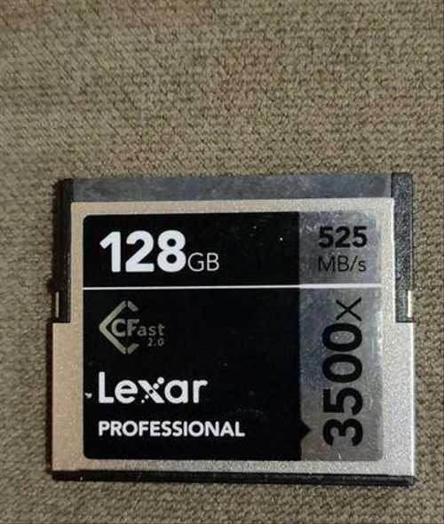 Карта памяти Cfast 2.0 Lexar 128 Gb 3500x