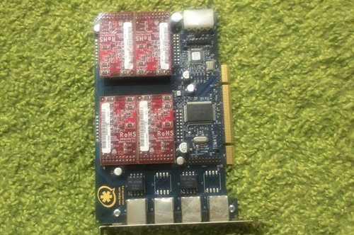 Аналоговая плата IP телефония