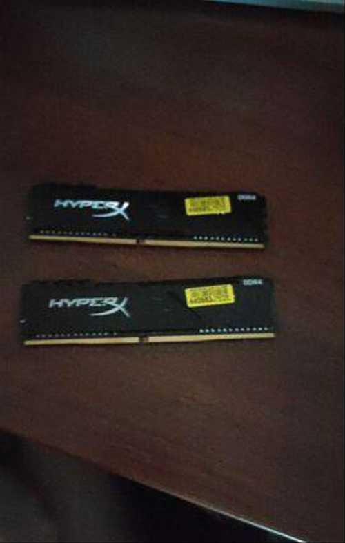 Оперативная память ddr4 hyperx 8(4x2)