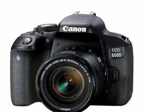 Зеркальный фотоаппарат Canon EOS 800D Kit 18-55 IS