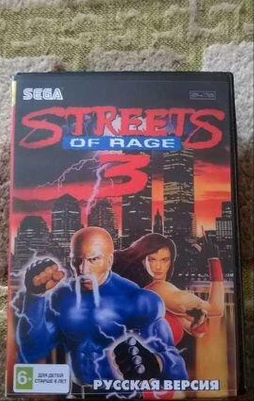 Картридж Sega - Streets Of Rage 3
