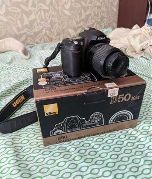 Зеркальный фотоаппарат Nikon d50 kit