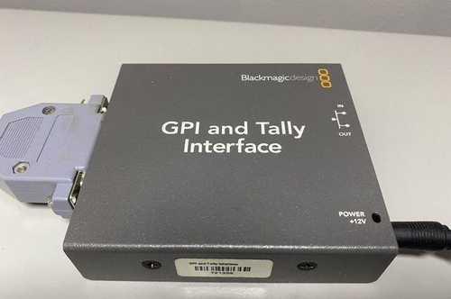 Blackmagic GPI and Tally Interface