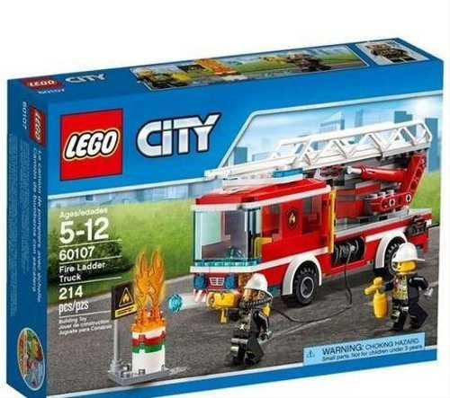 Конструктор lego City 60107 Пожарная машина с лест