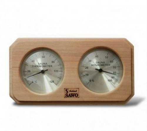 Термогигрометр прямоугольный, sawo, 221 THD (кедр)
