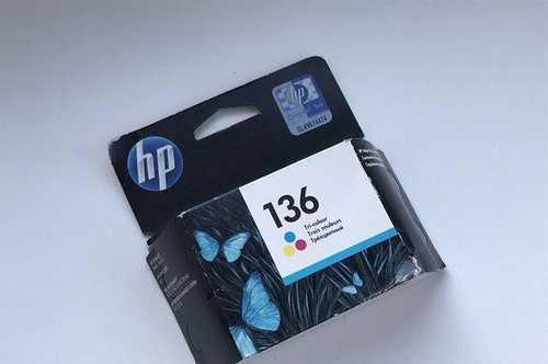 Картридж HP 136, Оригинальный струйный картридж HP