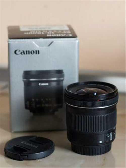 Canon EF-S 10-18mm f/4.5-5.6 IS STM