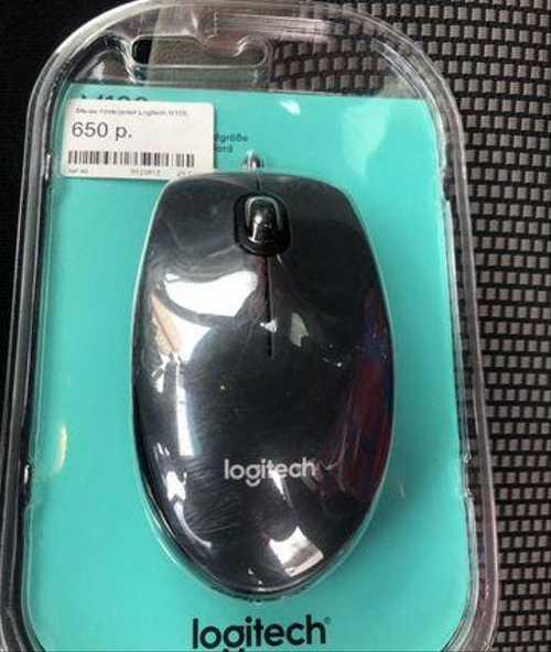 Мышка проводная Logitech M100