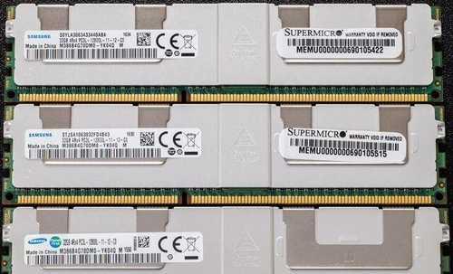 DDR3 32GB PC3L ECC LR 4Rx4 1600 MHz Samsung