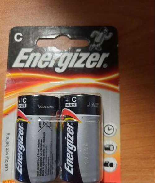 Батарейка Energizer C-LR14 алкалиновые