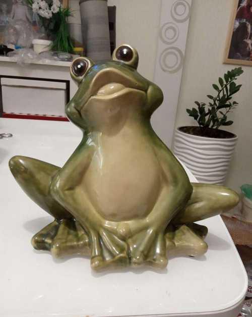 Лягушка статуэтка керамика
