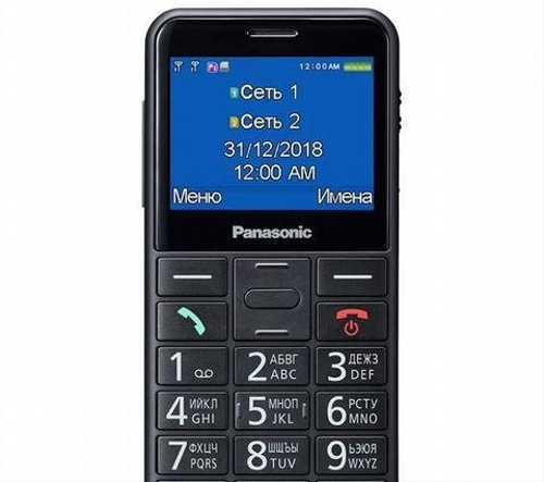 Мобильный телефон Panasonic TU150 черный (KX-TU150