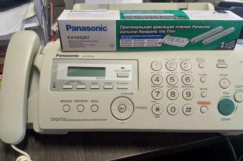 Факс банка. Panasonic KX-fp218. Факсимильный аппарат Panasonic KX-fp218ru. Телефакс Panasonic 218 2009 года. Panasonic KX-fp218 пленка.