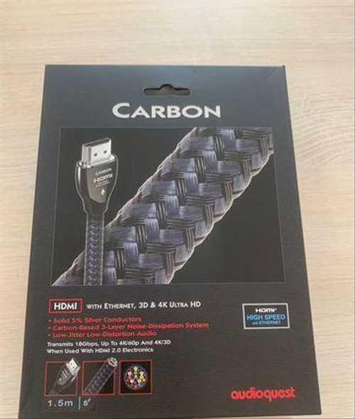 Кабель hdmi Audioquest Carbon