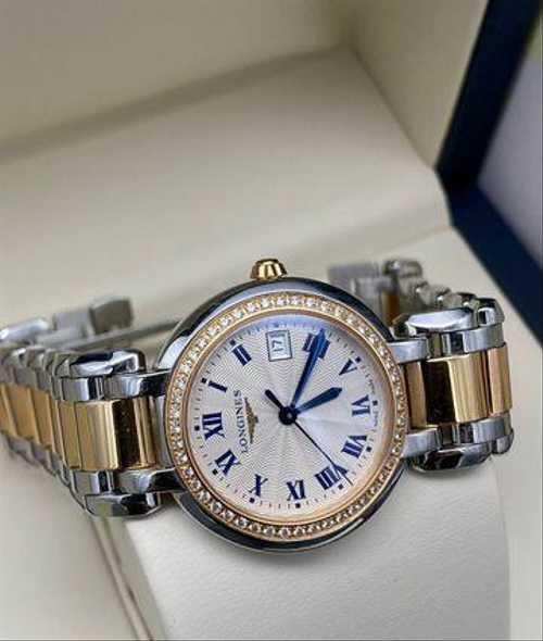 Часы Longines с бриллиантами