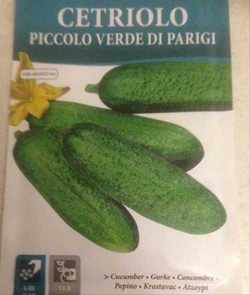 Семена огурцов из Италии