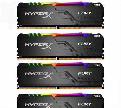 Kingstone HyperX Fury RGB DDR4 3200MHz 4x8gb