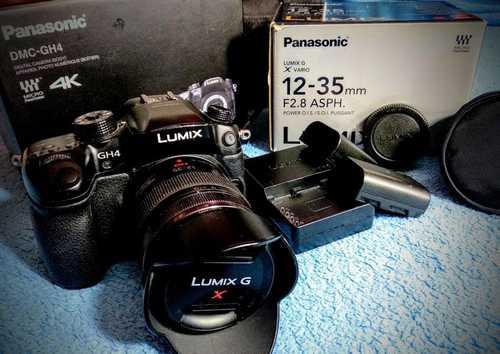 Камера Panasonic Lumix GH4 + объектив Panasonic H