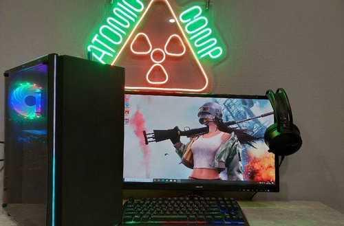 Игровой рс i3 9100f gtx1050\8gb ssd120 hdd1tb