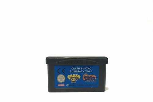 Картридж с игрой Crash & Spyro Superpack Vol 1 GBA