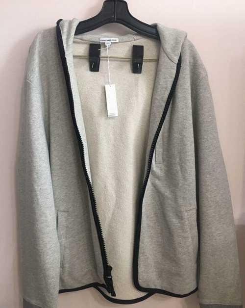 James Perse hoodie серое худи