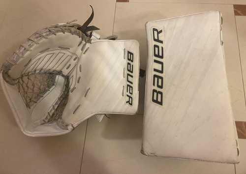 Ловушка вратарская И блокер bauer supreme 1S SR