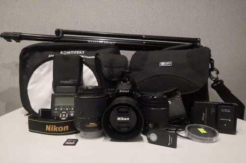 Фотоаппарат Nikon d5500 софтбокс и сумка в подарок