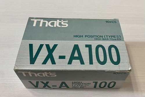 Аудиокассеты That’s VX-A 90, 100