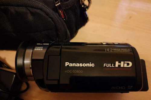 Видеокамера panasonicPanasonic HDC-SD800 (черный)