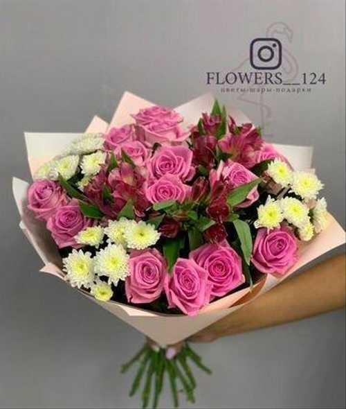 Цветы, букет, Flowers124, доставка Красноярск