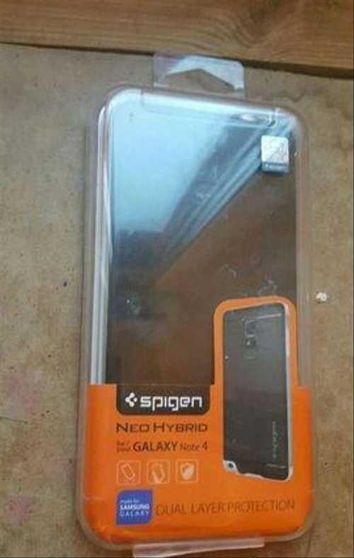 Samsung Note 4 чехол Spigen