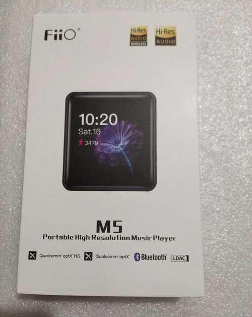 Hi-res flac, dsd плеер Fiio m5