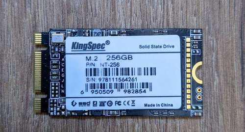 Карта памяти Kingspec m2 SATA 2242 256gb