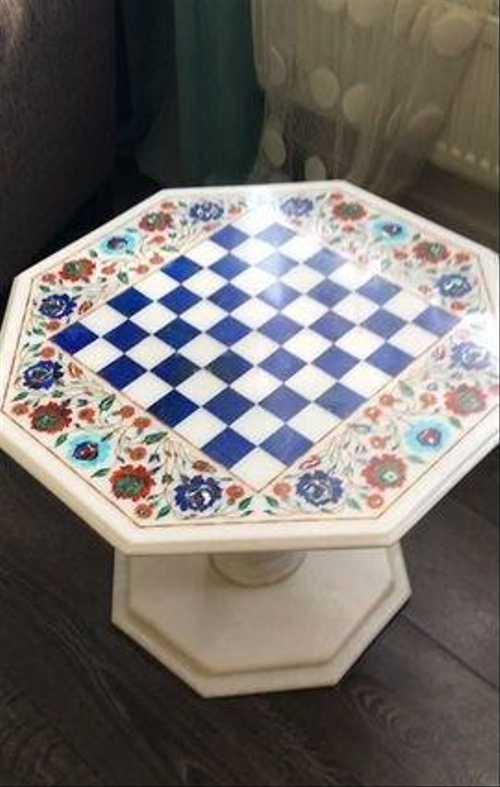 Шахматный стол журнальный
