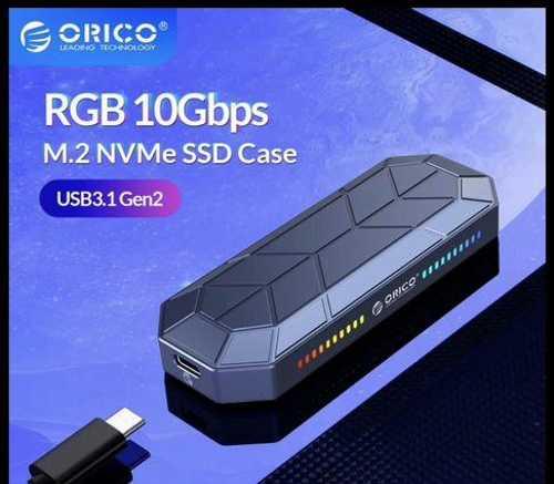 Корпус nvme M.2 для USB Тип C 3,1 Gen2 10 Гбит/с