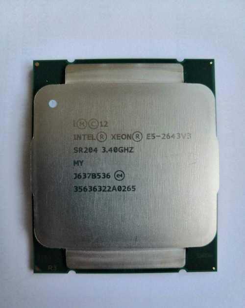 Процессор Intеl Хеоn Е5-2643v3 SR204 6-Соrе 3.40gн