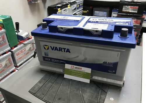 Аккумулятор бу Varta F17 80 85Ah гарантия 1 год