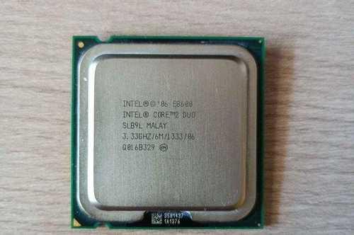 Intel core 2 duo e8600