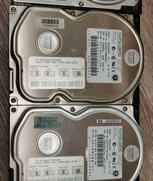 Старые жёсткие диски hdd