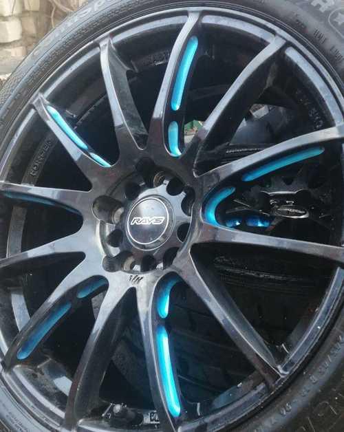 Продам диски Rays r18 чёрные