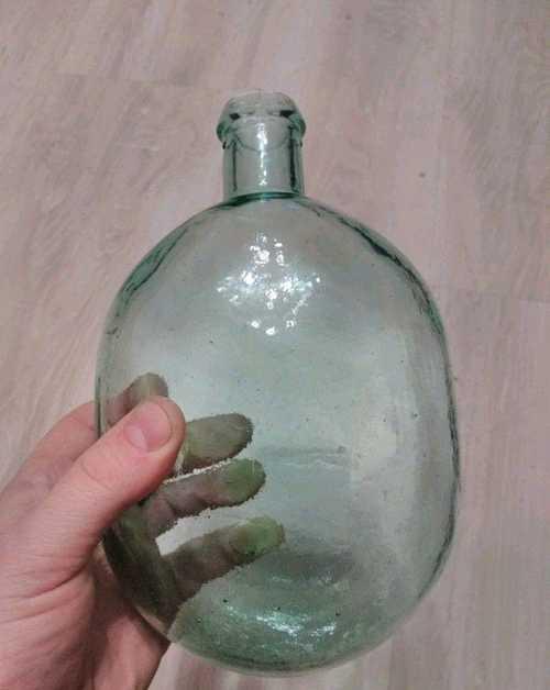 Фляжка стеклянная