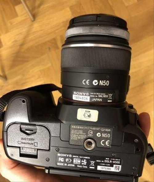 Зеркальный фотоаппарат sony A500